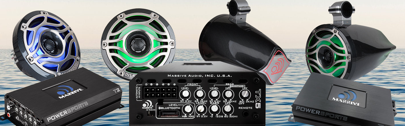 Waterproof Marine Audio Bluetooth Speakers | Mono Marine Amplifiers ...