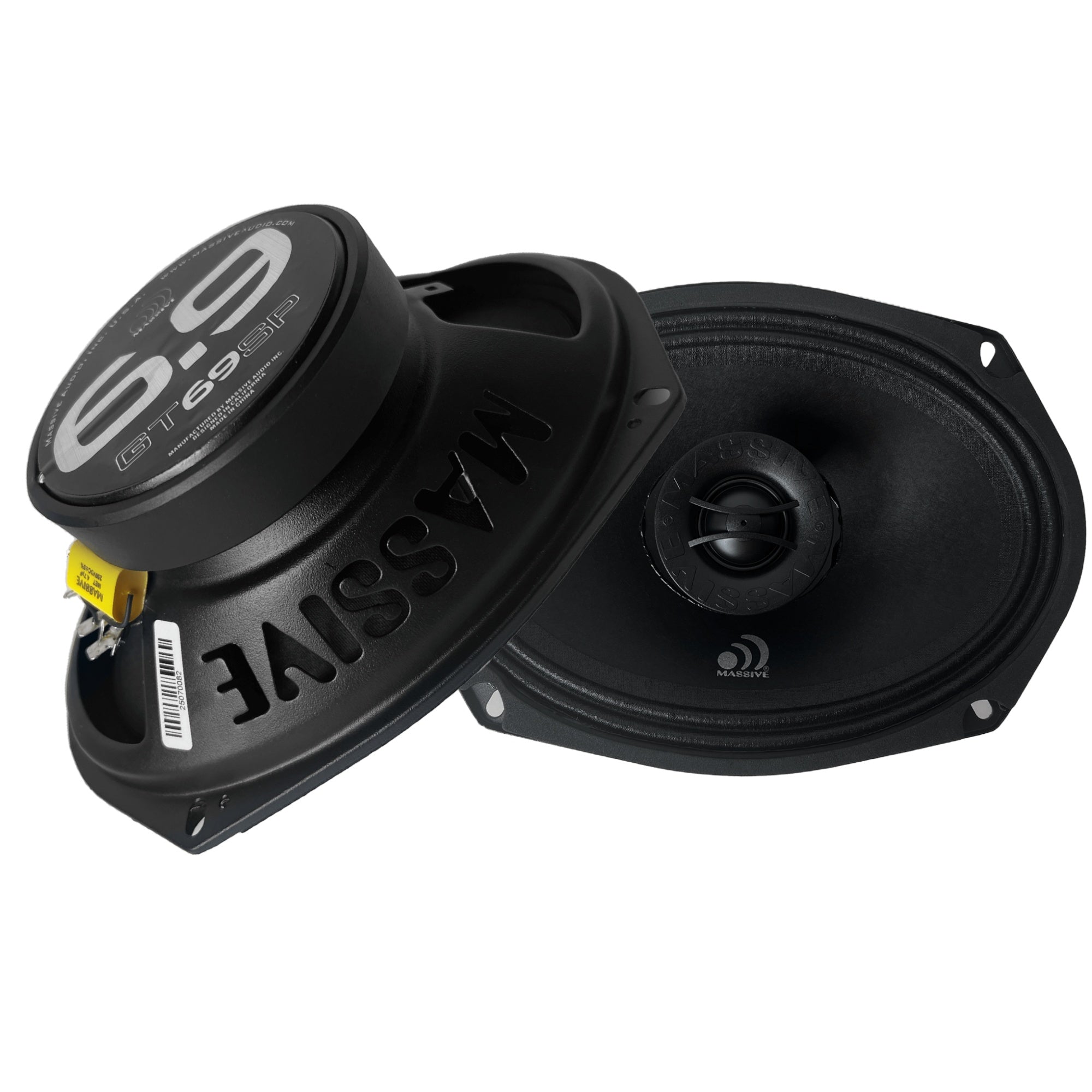 GT69SP - 6x9" 120w 4 Ohm 2-Way Coaxial Pro & Car Audio Speakers