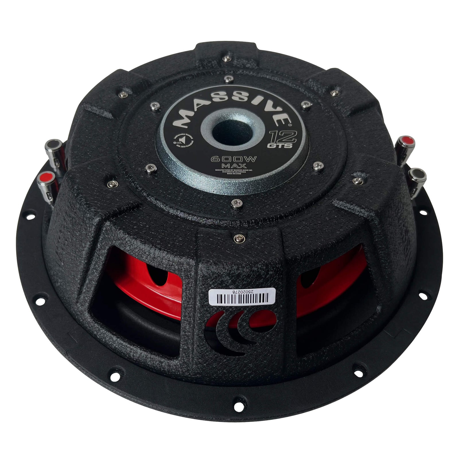 GTS12 - 12" 350 Watts RMS Dual 4 Ohm Subwoofer