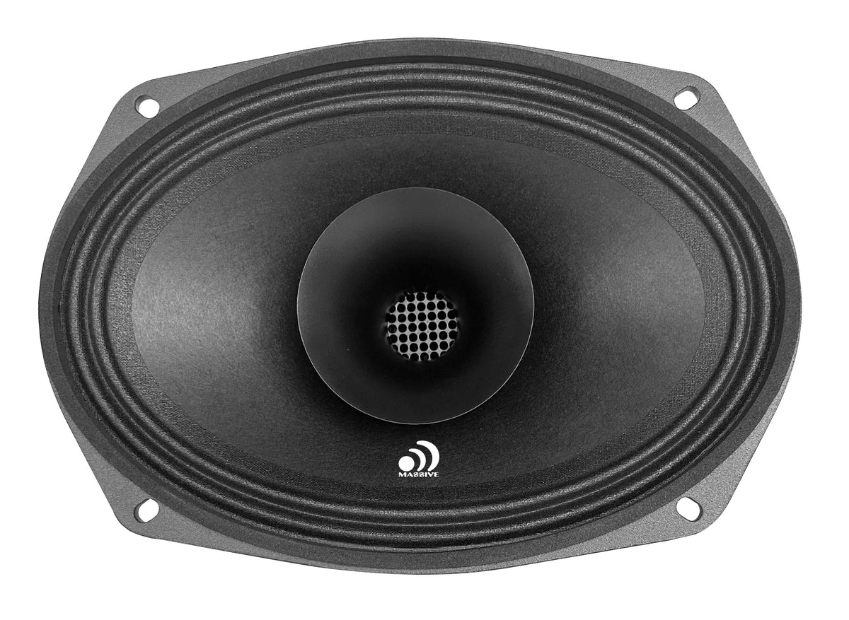 Massive Audio PNX69 - 6x9" 2-Way 180 Watts RMS Coaxial Pro Audio Speakers
