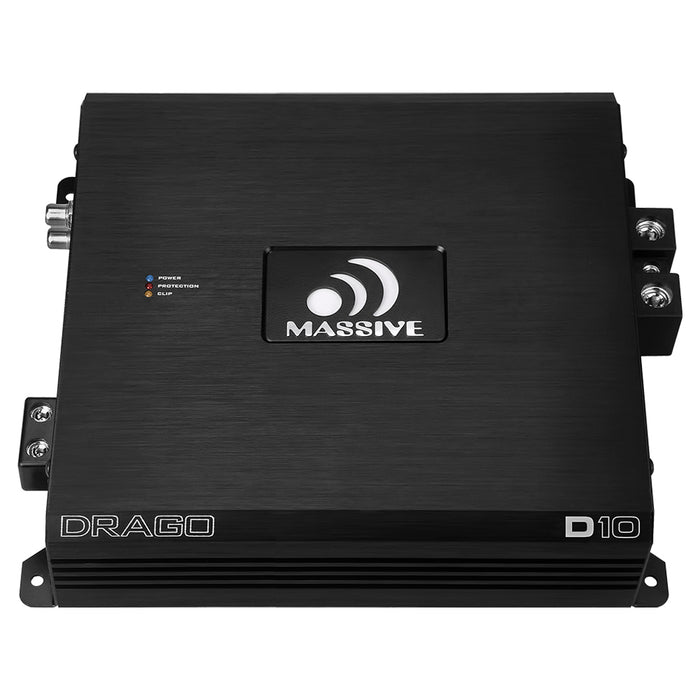 Massive Audio Mega Amplifier - D10 - 3,000 Watts RMS @ 1 Ohm Mono Mega ...