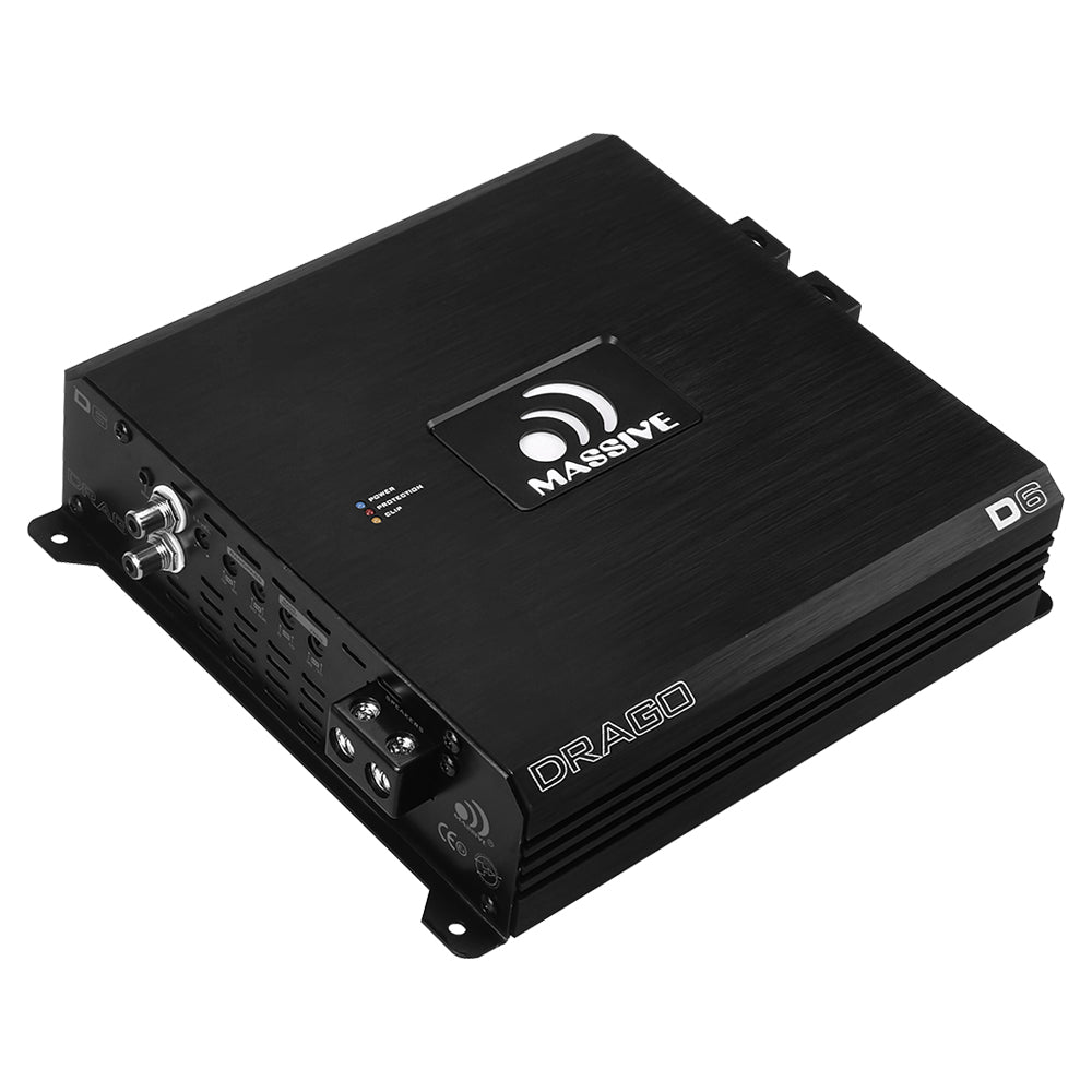 Massive Audio Mega Amplifier - D6 - 3,000 Watts RMS @ 1 Ohm Mono Mega ...