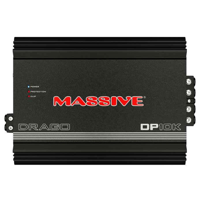 Massive Audio Amplifier - DP10K - 5,600 Watts RMS @ 1 Ohm Mono Block ...