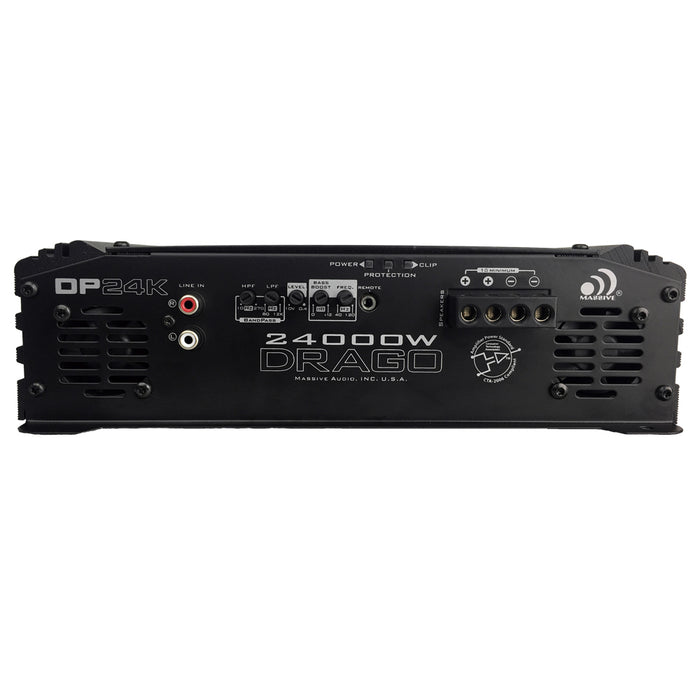 Massive Audio Amplifier - DP24K - 24,192 Watts RMS @ 1 Ohm Mono Block ...