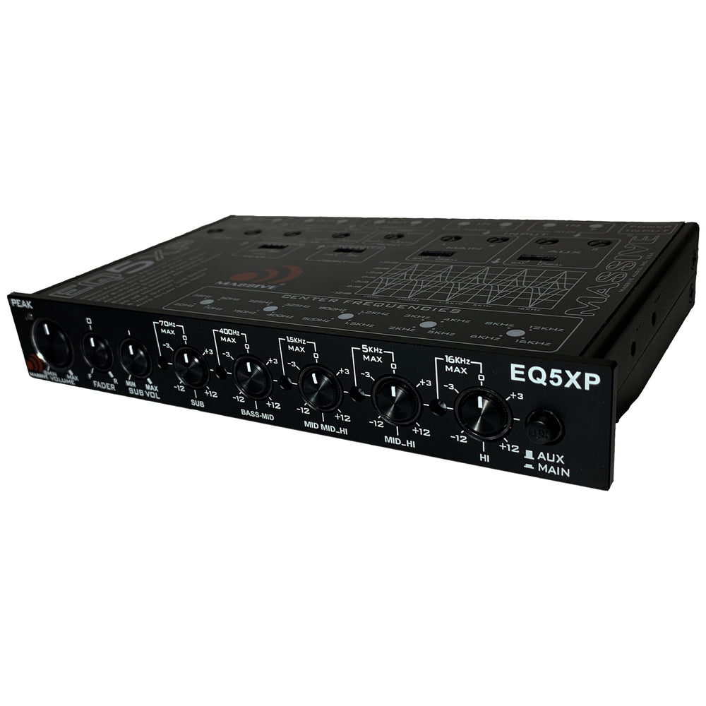 EQ5XP - 5 Band Car Audio Parametric Equalizer / Crossover Signal Proce