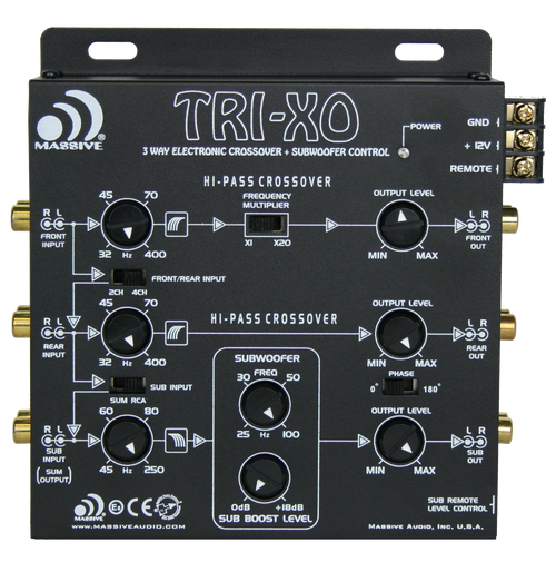 TRIXON - 3 Way Electronic Crossover 18dB